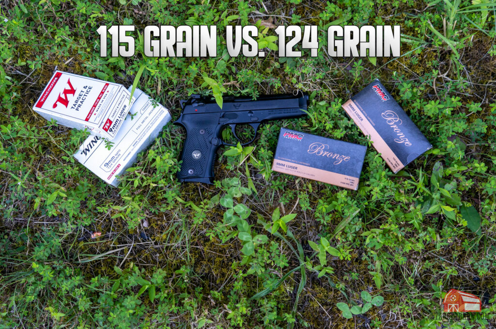 115 Grain vs. 124 Grain 9mm Ammo: What's the Difference?