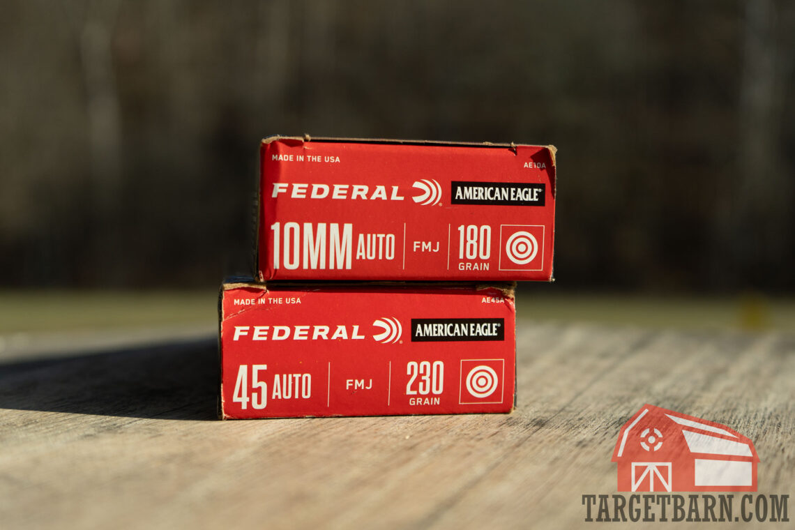 10mm vs. .45 ACP - Caliber Comparison - TargetBarn.com