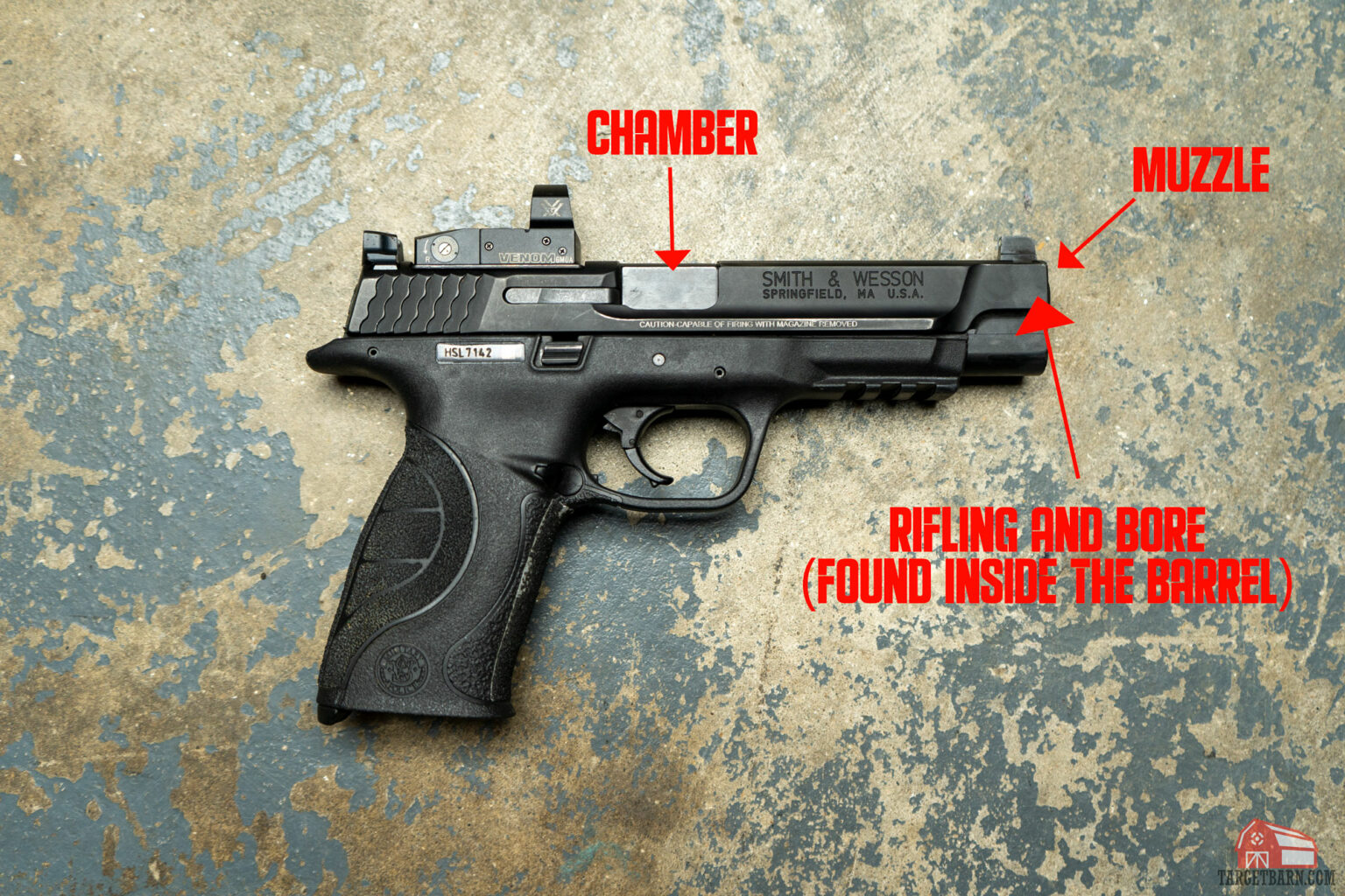 Parts of a Pistol - Explained + Diagram TargetBarn.com